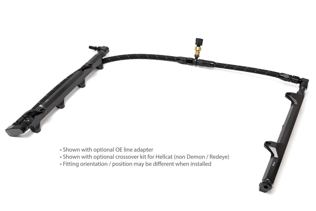 Hellcat Fuel Rail Crossover and OE Line Adapter Kit – Demon Performance